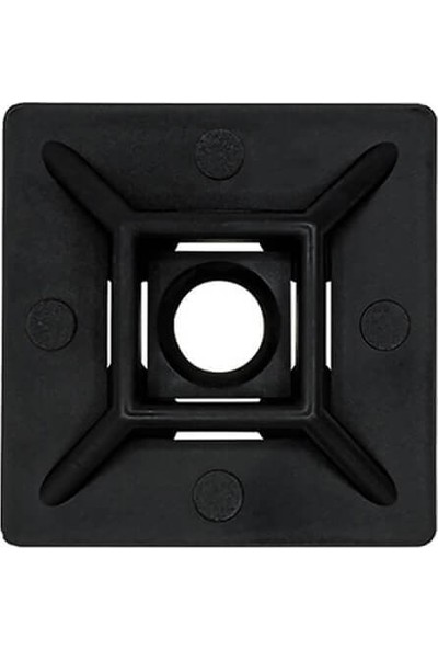 Gwest HW-3AB 19 x 19 mm Siyah Yapışkan Kroşe Gwest HW-3AB 19 x 19 mm Siyah Yapışkan Kroşe