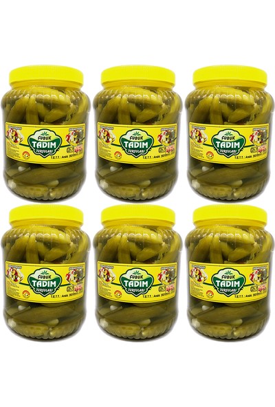 Çubuk Tadım Turşuları Salatalık Turşusu 6'lı 2 kg Çubuk Tadım Turşuları Salatalık Turşusu 6'lı 2 kg