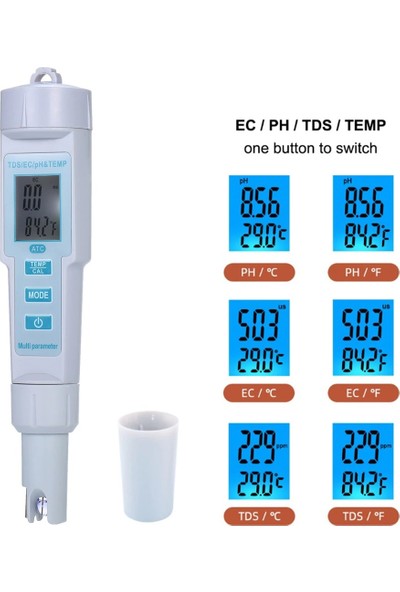 Demo Ph Metre Ec Metre Isı Ölçer Demo Ph Metre Ec Metre Isı Ölçer