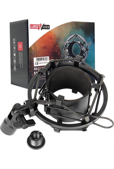Lastvoice Shock Pro 02 Stüdyo Mikrofon Shock Mount Lastvoice Shock Pro 02 Stüdyo Mikrofon Shock Mount