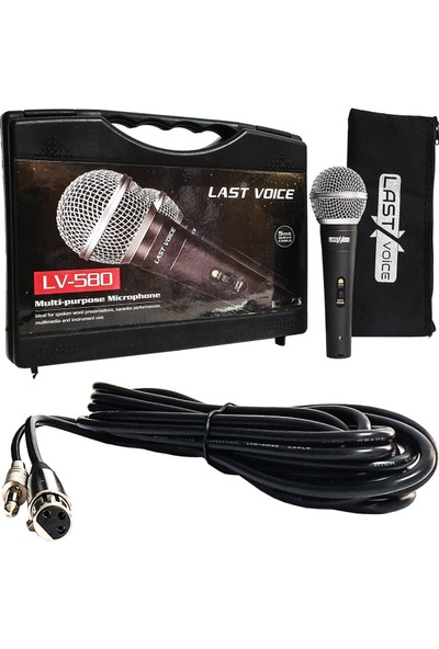 Lastvoice Lv-580 Profesyonel EL Mikrofon ( Taşıma Çantalı ) Lastvoice Lv-580 Profesyonel EL Mikrofon ( Taşıma Çantalı )