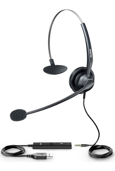 Yealink UH33 USB Kablolu Kulaklık Çağrı Merkezi Kulaklığı