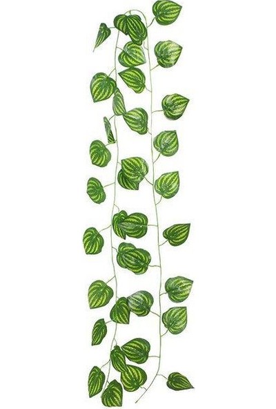 Nettenevime Yapay Sarmaşık Sarı Çizgili Yapay Çiçek Dekoru 230CM