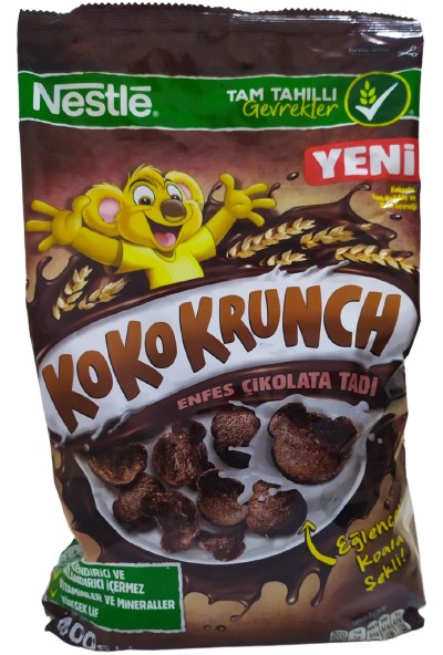 Nestle Koko Krunch Kakaolu Tam Buğday ve Mısır Gevreği 400 gr Nestle Koko Krunch Kakaolu Tam Buğday ve Mısır Gevreği 400 gr