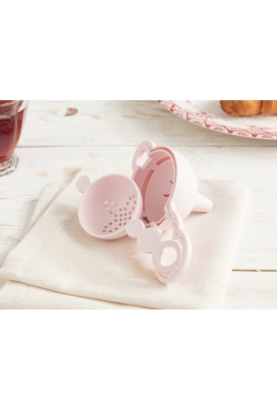 Madame Coco Diurne Set (Huni +Süzgeç + Yumurta Süzgeci) Pembe