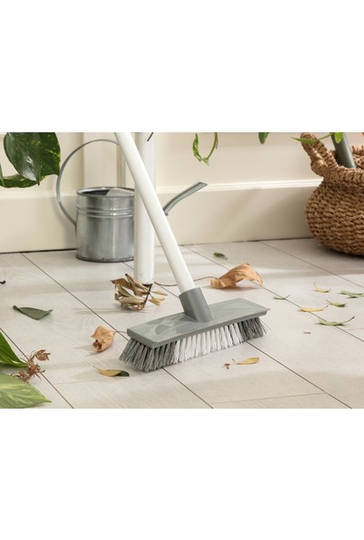 Madame Coco Graque Küçük Yer Temizlik Fırçası - Gri