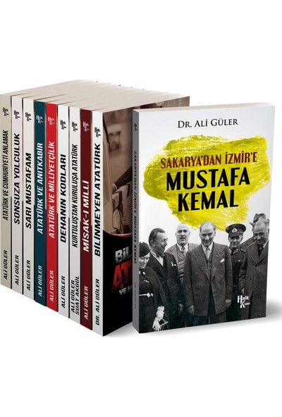 Atatürk Kütüphanesi Seti (10 Kitap Takım) - Ali Güler Atatürk Kütüphanesi Seti (10 Kitap Takım) - Ali Güler
