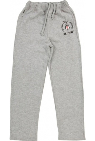 Beşiktaş Lisanslı Çocuk Eşofman Alt Gri 321