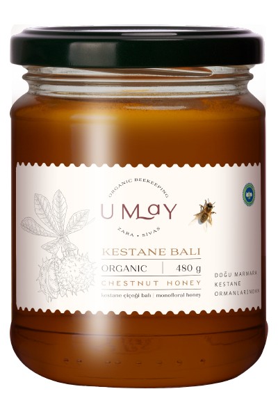 Umay Herbal Organik Kestane Balı 480 Gr