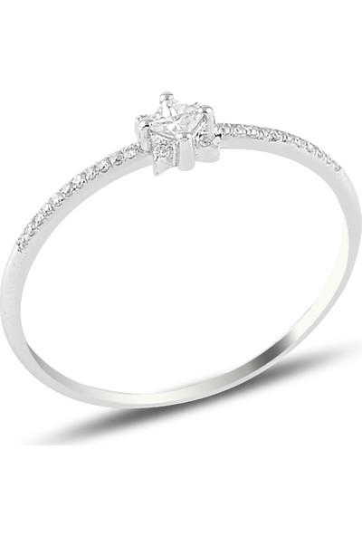 Sanal Kuyumculuk Pırlanta Tek Taş Yüzük