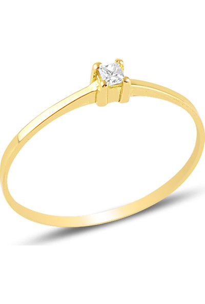 Sanal Kuyumculuk Pırlanta Tek Taş Yüzük