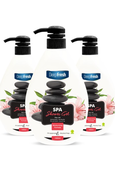 Deep Fresh Spa Duş Jeli 3 x 1 Lt