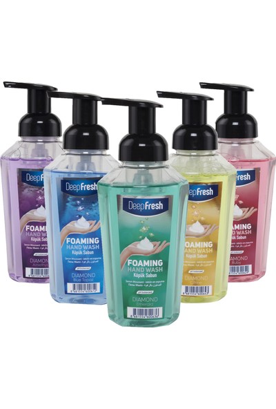 Deep Fresh Diamond Köpük Sabun Karma Paket 5 x 400 ml Deep Fresh Diamond Köpük Sabun Karma Paket 5 x 400 ml