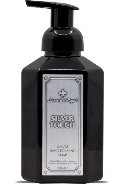 Savon De Royal Luxury Vegan Köpük Sabun Silver Touch 500 ml Savon De Royal Luxury Vegan Köpük Sabun Silver Touch 500 ml