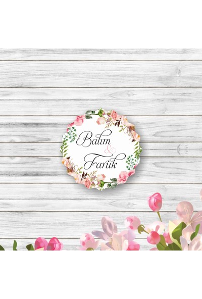 Baskıcı Amca 50'li Kişiye Özel Söz Nişan Kına Düğün Ahşap Magnet