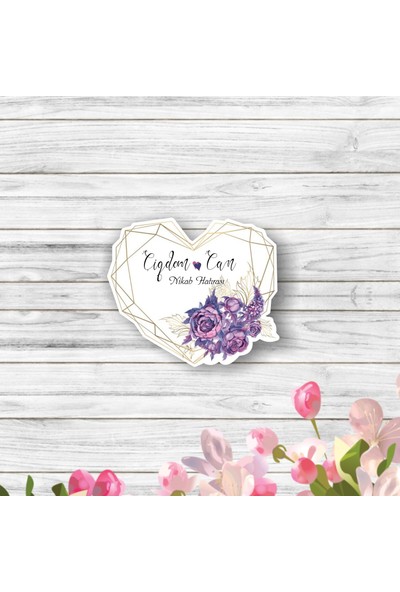 Baskıcı Amca 50'li Kişiye Özel Söz Nişan Kına Düğün Ahşap Magnet