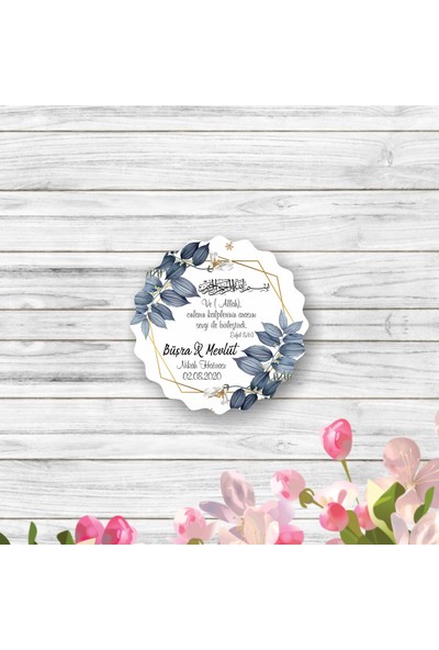 Baskıcı Amca 50'li Kişiye Özel Söz Nişan Kına Düğün Ahşap Magnet