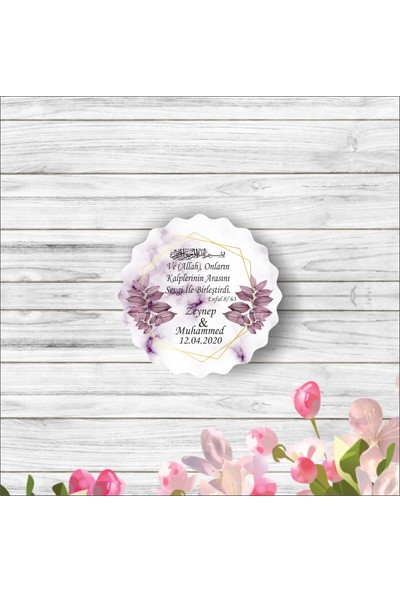 Baskıcı Amca 50'li Kişiye Özel Söz Nişan Kına Düğün Ahşap Magnet