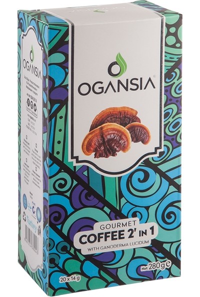 Ogansia Mucizevi Ürün Reishi Mantarı Katkılı Coffee 2 In 1 280 gr Ogansia Mucizevi Ürün Reishi Mantarı Katkılı Coffee 2 In 1 280 gr