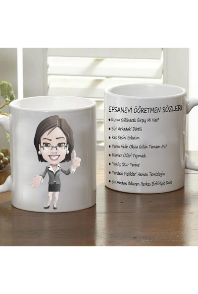 Hediye Sepeti Efsanevi Öğretmen Sözleri Kupa Hediye Sepeti Efsanevi Öğretmen Sözleri Kupa