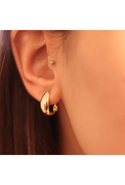 Değerli Kuyumculuk Sade Küpe