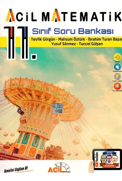 Acil Yayınları 11. Sınıf Acil Matematik Soru Bankası - Mahsum Öztürk Acil Yayınları 11. Sınıf Acil Matematik Soru Bankası - Mahsum Öztürk