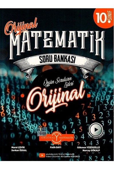 Orijinal Yayınları 10. Sınıf Orijinal Matematik Soru Bankası - Murat Çevik Orijinal Yayınları 10. Sınıf Orijinal Matematik Soru Bankası - Murat Çevik