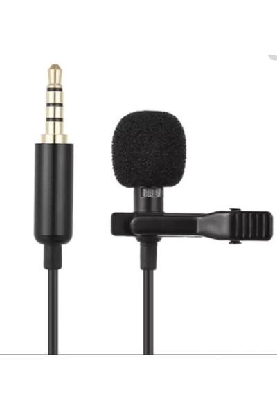 Lavalier 3.5mm Girişli Profesyonel Yaka Mikrofonu Cep Telefonu Uyumlu Lavalier 3.5mm Girişli Profesyonel Yaka Mikrofonu Cep Telefonu Uyumlu