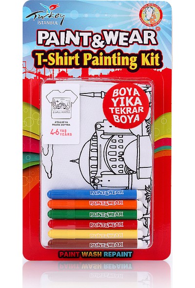 Paint&Wear Ayasofya Boyama T-Shirt 4-6 Paint&Wear Ayasofya Boyama T-Shirt 4-6