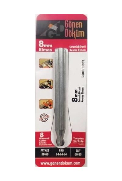 Faykes Silver Seramik Kesme Elmasi 8 mm Faykes Silver Seramik Kesme Elmasi 8 mm