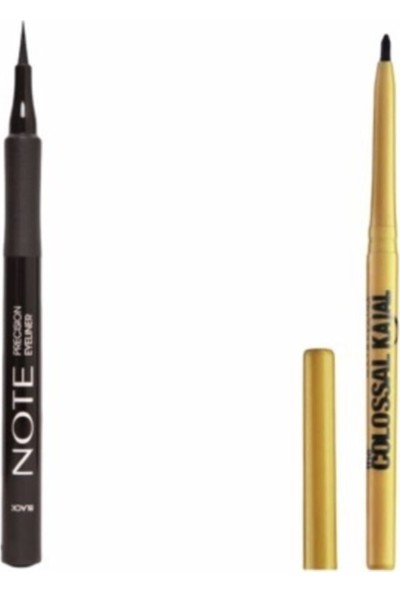 Note Siyah Eyeliner + Maybelline Asansörlü Göz Kalemi Note Siyah Eyeliner + Maybelline Asansörlü Göz Kalemi