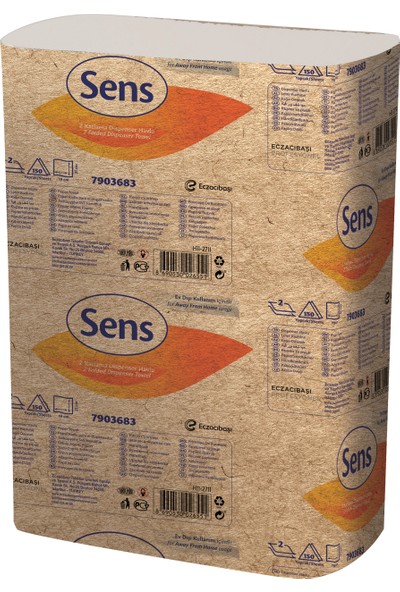 Sens Z Katlama Dispenser Havlu 200'LÜ 6 Paket Sens Z Katlama Dispenser Havlu 200'LÜ 6 Paket