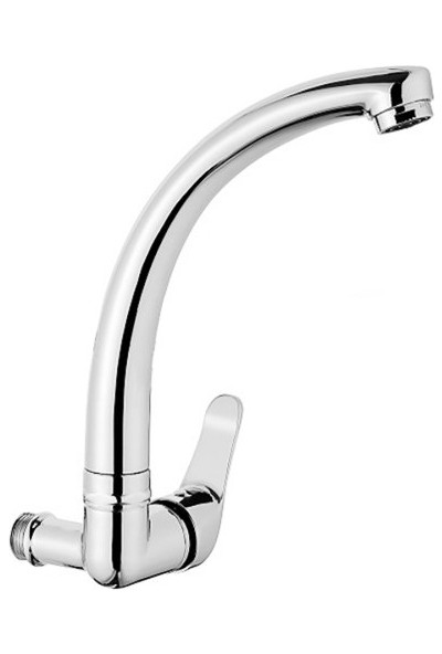 Maksu Asafyapı Mak-Su Kuğu Lavabo Batarya Duvardan Çıkışlı Mix Boru