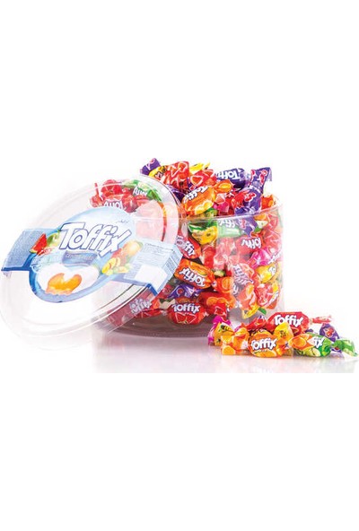 Elvan Toffix Silindir Mix Şeker 1000 gr