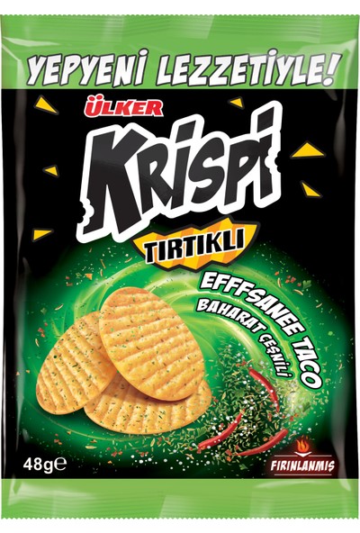 Ülker Krispi Tırtıklı Baharatlı Kraker 48 gr