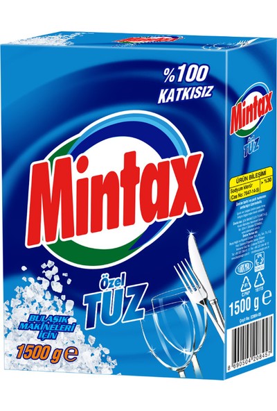 Mintax Bulaşık Makinesi Tuzu 1.5 kg