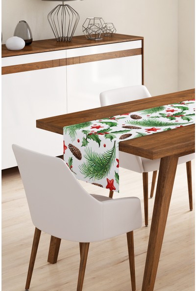 Bk Home Dekor Modern Yılbaşı Temalı Runner Bk Home Dekor Modern Yılbaşı Temalı Runner