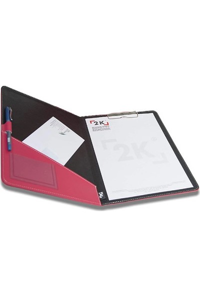 2k 501-7 A4 Fuşya Suni Deri Sekreterlik