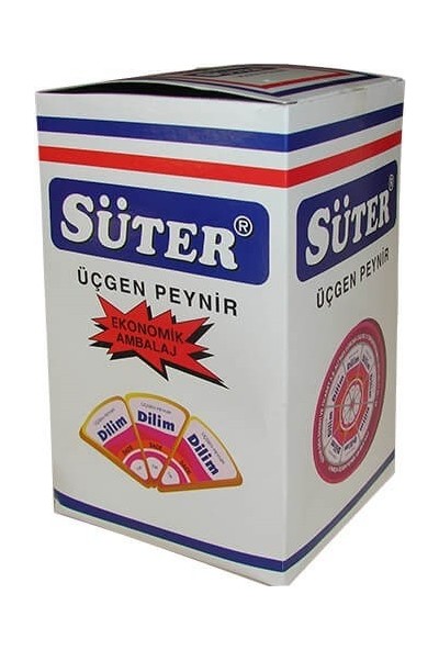 Süter Peynir 80 Porsiyon 1 Kutu 1200 gr Ambalajlı Üçgen Peynir Süter Peynir 80 Porsiyon 1 Kutu 1200 gr Ambalajlı Üçgen Peynir