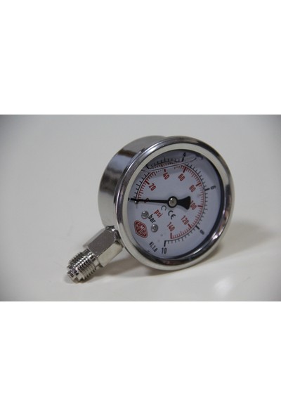 Simga Çap 63 0-10 Bar 1,6 Skl Gliserinli Alttan Manometre Simga Çap 63 0-10 Bar 1,6 Skl Gliserinli Alttan Manometre