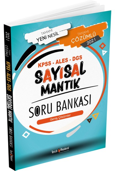 Sayısal Mantık Soru Bankası KPSS - ALES - DGS Sayısal Mantık Soru Bankası KPSS - ALES - DGS