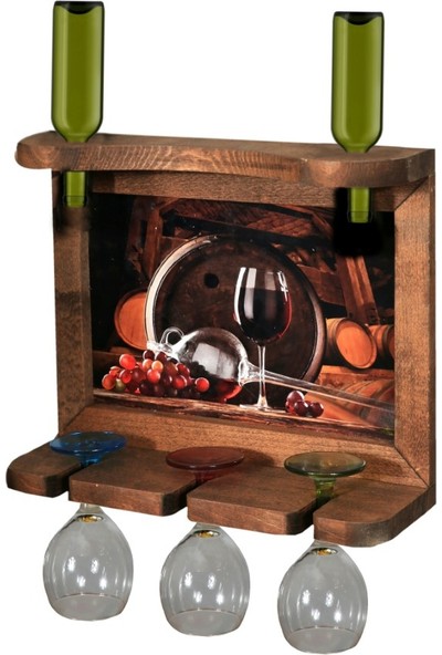 Bahat Tablolu Ahşap Şaraplık Viski Bira Salon Bar Mutfak Dekoru Bahat Tablolu Ahşap Şaraplık Viski Bira Salon Bar Mutfak Dekoru