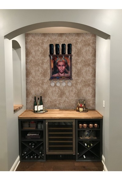 Bahat Tablolu Ahşap Şaraplık Viski Bira Salon Bar Mutfak Dekoru Bahat Tablolu Ahşap Şaraplık Viski Bira Salon Bar Mutfak Dekoru