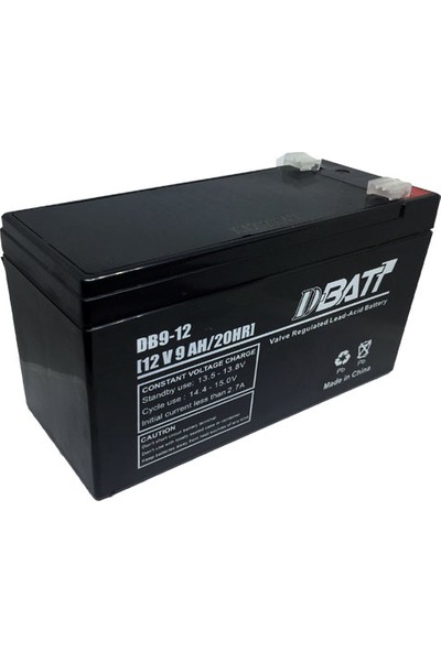 D-Batt Bakımsız Kuru Akü 12V 9AH