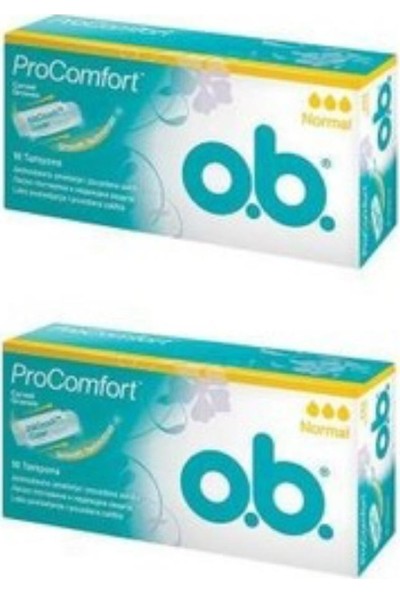 O.B. Procomfort Normal Tampon 16'lı x 2 O.B. Procomfort Normal Tampon 16'lı x 2