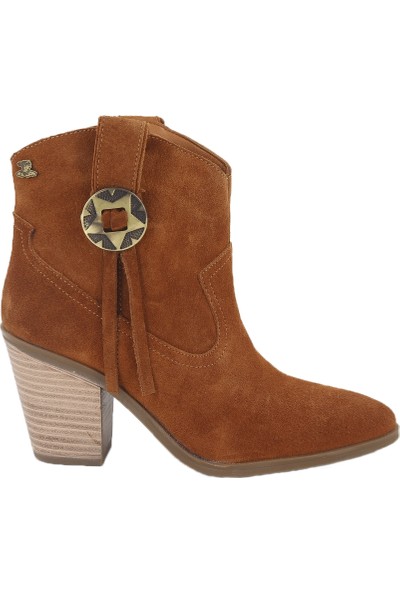 Venüs Taba Süet Topuklu Kadın Bot 2018501