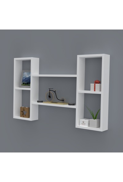 Larose duvar rafı maura 060x100x10 byz süs kitaplık Larose duvar rafı maura 060x100x10 byz süs kitaplık