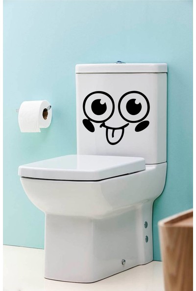 Msticker Eğlenceli Klozet Kapağı ve Banyo Sticker