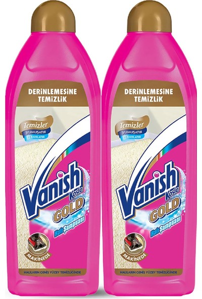 Vanish Kosla Halı Şampuanı Makine Yıkama 2'Li Paket (2 x850 Ml)