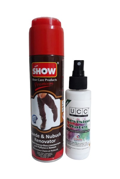Show Süet Nubuk Sprey Kahverengi ve Ucc Ayakkabı Temizleyici 100ML Sprey Show Süet Nubuk Sprey Kahverengi ve Ucc Ayakkabı Temizleyici 100ML Sprey